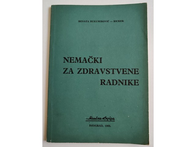 Nemački za zdravstvene radnike