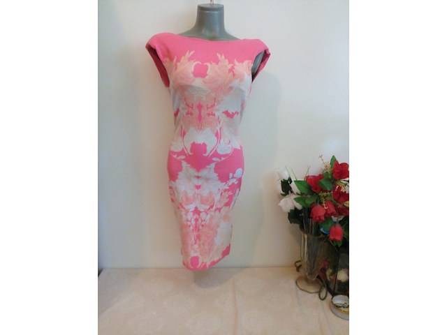 H&;M roze sarena haljina XS