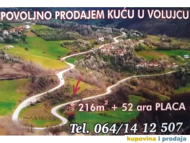 Povoljno prodajem kucu u Volujcu