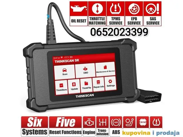 THINKCAR THINKSCAN SR6 OBD2 EOBD Auto Dijagnostika