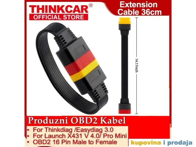 1.800 din
OBDII produžni kabel 36 cm za Thinkcar
1.800 din
OBDII produžni kabel 36 cm za Thinkcar