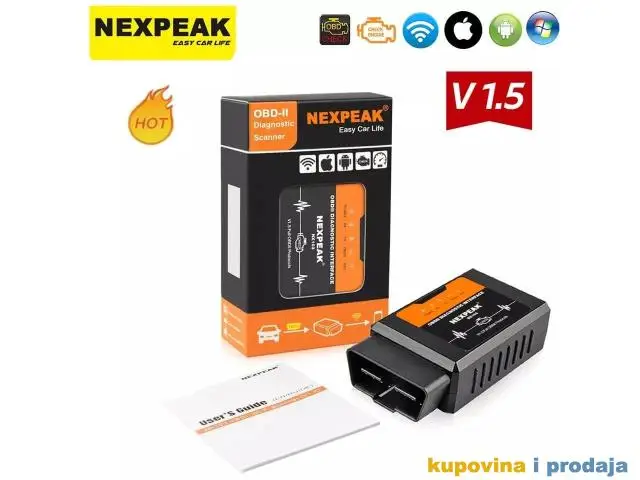 NEXPEAK NX103 V1.5 WIFI OBD2 Pic18F25K80 za Android / IOS