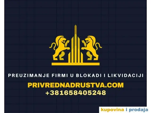 Cena na upit
Preuzimanje firmi u blokadi i likvidaciji