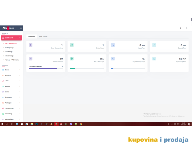 iptv PANEL NOVI XTREAM V.29.3