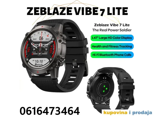 Novo - Zeblaze Vibe 7 Lite Bluetooth Smartwatch, Pozivi