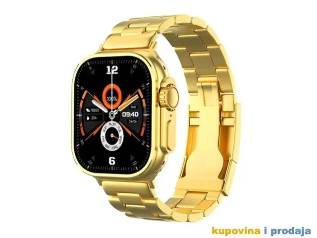 Watch 9 Ultra Gold Smart Watch Ultra Serija 8, Bluetooth Pozivi