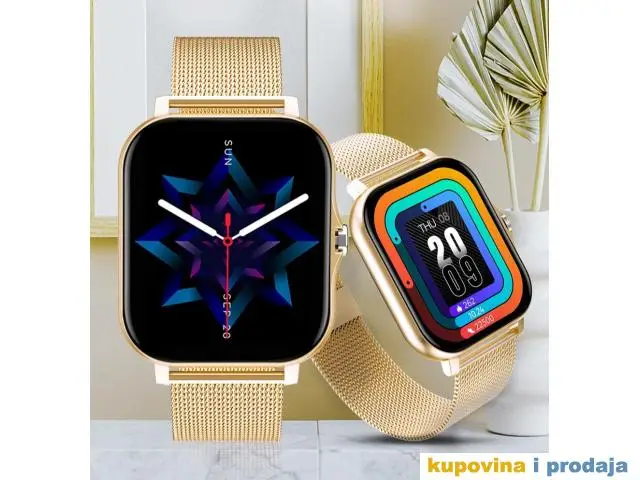 Ženski Bluetooth Smart Watch - Gold Narukvica