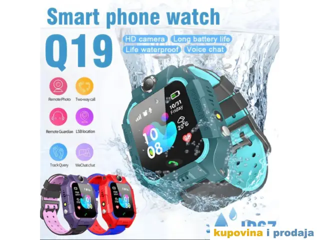 Vodoot****i Q19 Dečiji Smart Watch LBS lokator,Sim Kartica