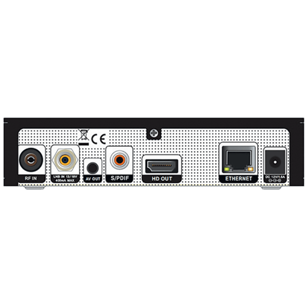 Prijemnik combo, DVB-S2X+T2/C, 4K UHD, USB PVR, Ethernet