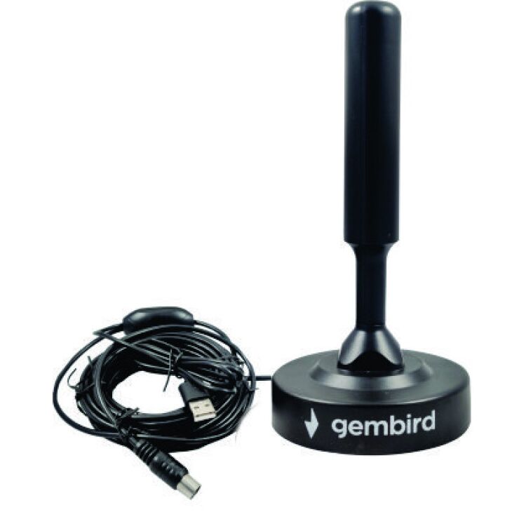 GMB-533USB **Gembird Antena sobna/spoljna sa pojacalom, UHF, dobit 21dB, visina 15cm, USB, 5m (495)