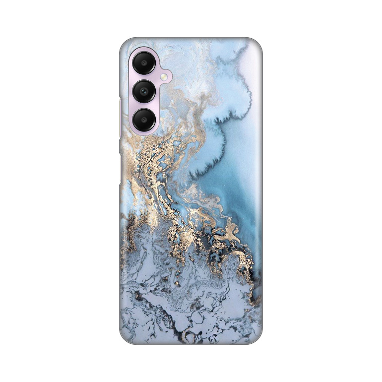 Zastitna silikonska maska (futrola) PRINT - Samsung A057 Galaxy A05s Blue Gold Marble