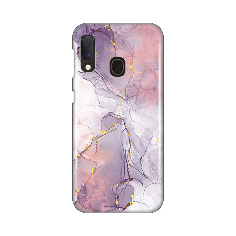 Zastitna silikonska maska (futrola) PRINT - Samsung A202 Galaxy A20E Pink Marble