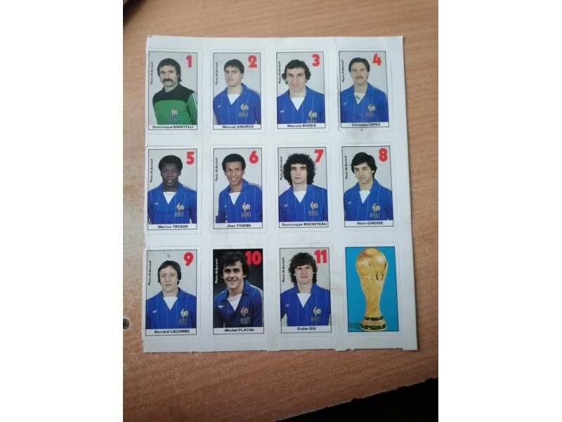 Reprezentacija Francuske 1982