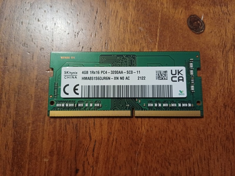 Ram memorija DDR4 Hynix 4GB , 3200Mhz , BR2