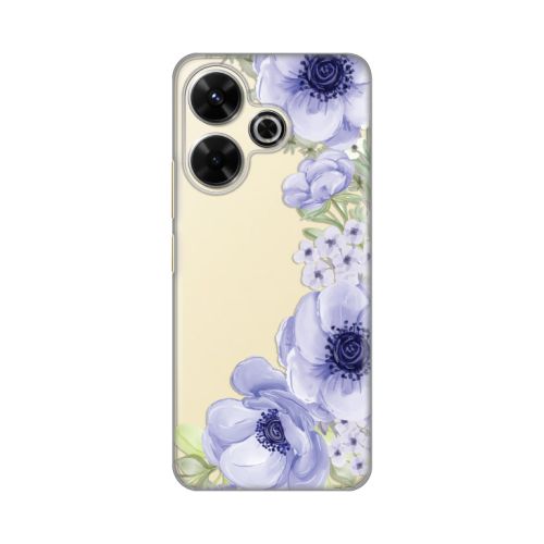 Silikonska futrola - maska print Skin za Xiaomi Redmi 13 Blue Roses