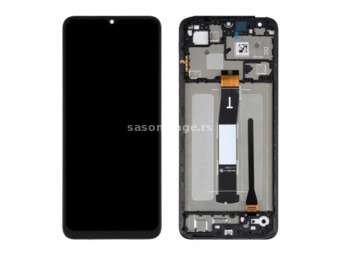 LCD za Xiaomi Redmi 12C + touch screen crni WITH FRAME ORG