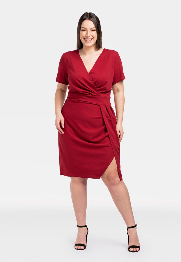 ŽENSKA HALJINA KARKO KARKO_DRESS_SA959_RED