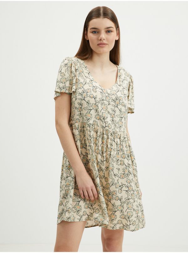 CREAMY FLORAL DRESS JDY GAYA - WOMEN