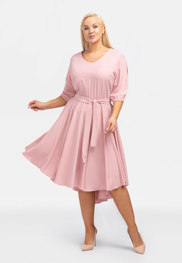 ŽENSKA HALJINA KARKO KARKO_DRESS_SB470_PINK