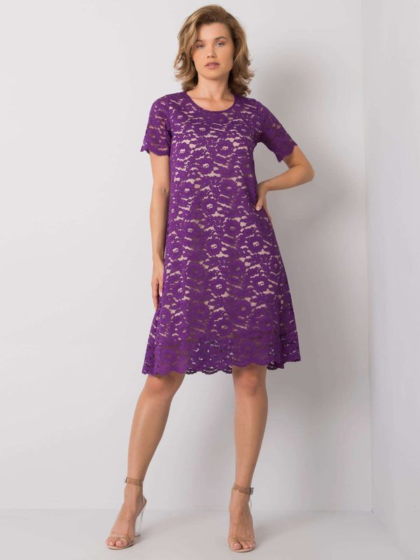 PURPLE LACE DRESS BY LULU