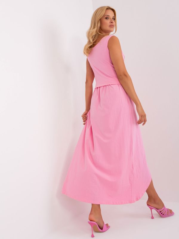 PINK MAXI DRESS FOR SUMMER