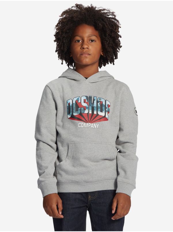 LIGHT GREY BOYS HOODIE DC JAHMIR - BOYS