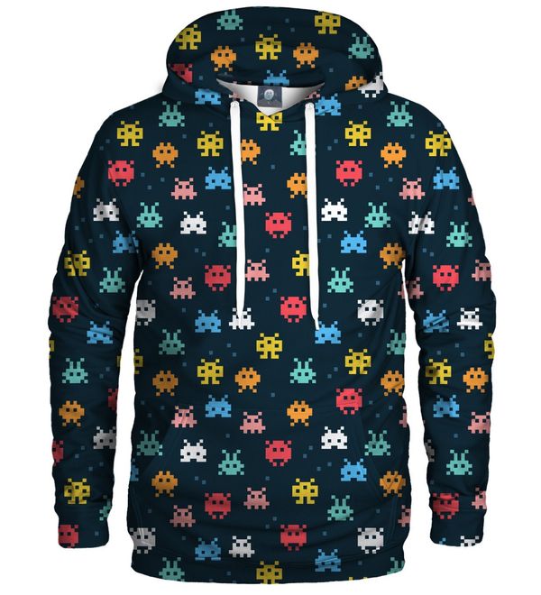 ALOHA FROM DEER UNISEX'S SPACE INVADERS HOODIE H-K AFD365