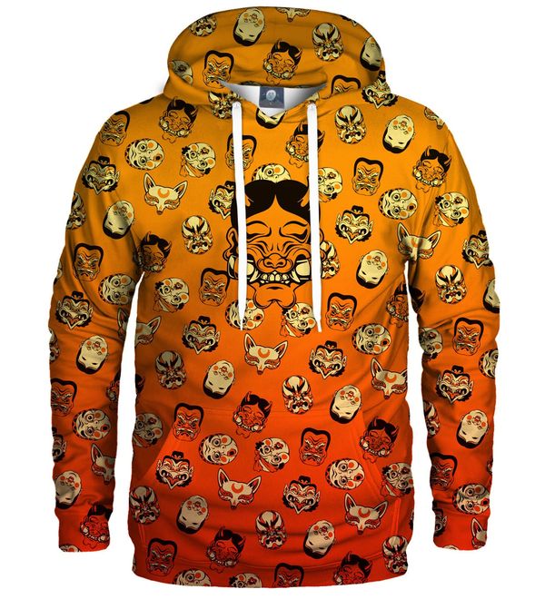 ALOHA FROM DEER UNISEX'S KABUKI MASK BURNING HOODIE H-K AFD924