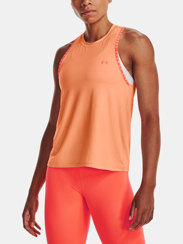 UNDER ARMOUR TANK TOP KNOCKOUT NOVELTY TANK-ORG - WOMEN