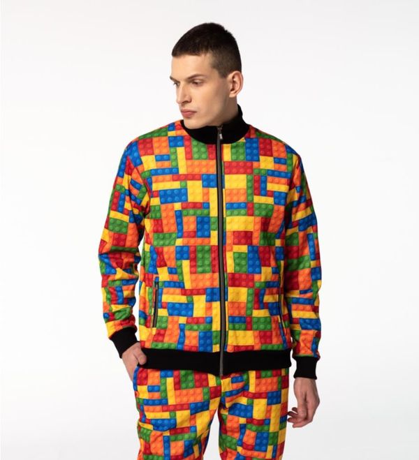 MR. GUGU & MISS GO MAN'S BLOCKS TRACK JACKET S-W-526 2062