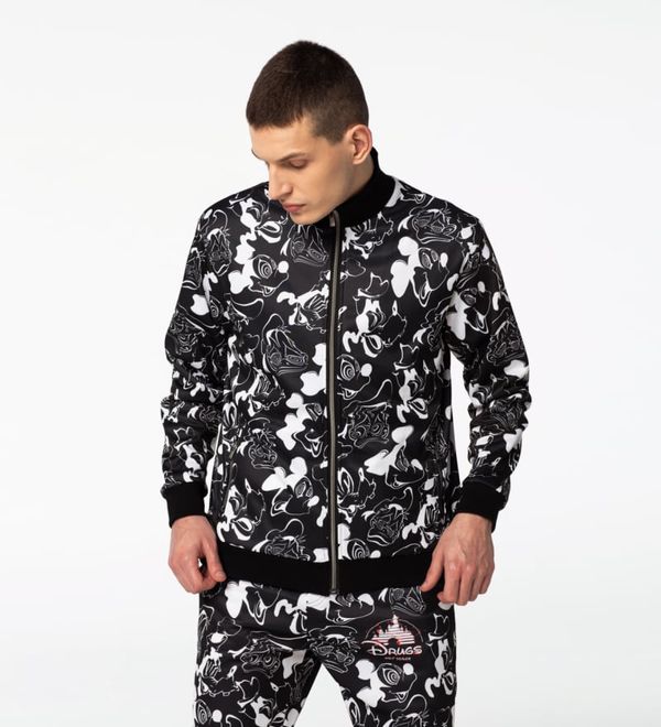 MR. GUGU & MISS GO MAN'S AND WHITE WALT DEALER TRACK JACKET S-W-526 1692