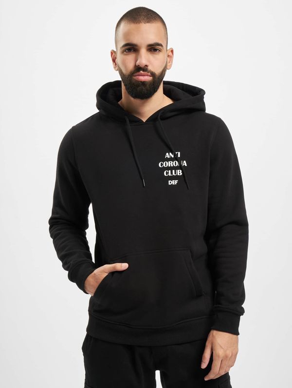 ANTI CORONA HOODY BLACK