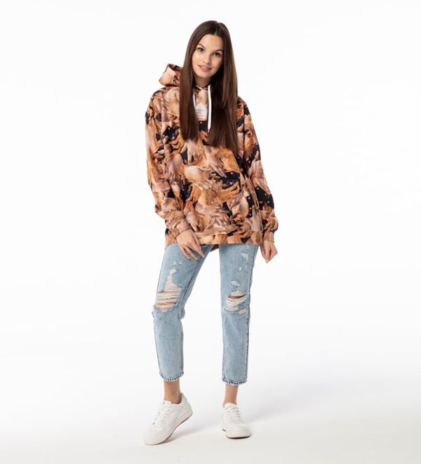 MR. GUGU & MISS GO WOMAN'S HANDS OF ANGELS HOODIE OVS-FM 2404