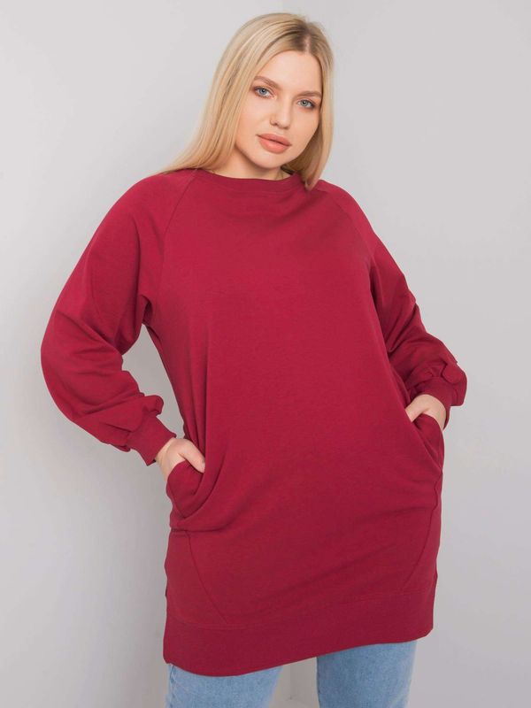 LARGER WOMEN'S COTTON SWEATSHIRT