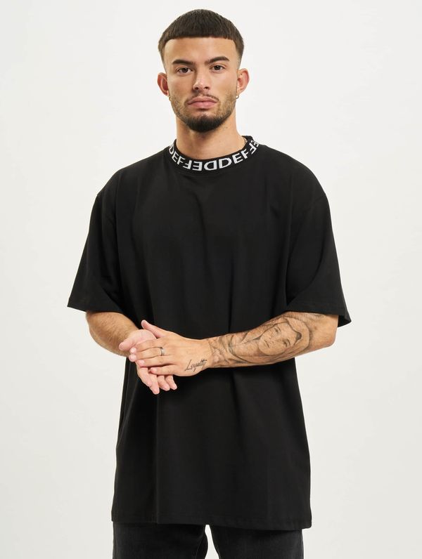 DEF BASIC RIB T-SHIRT BLACK