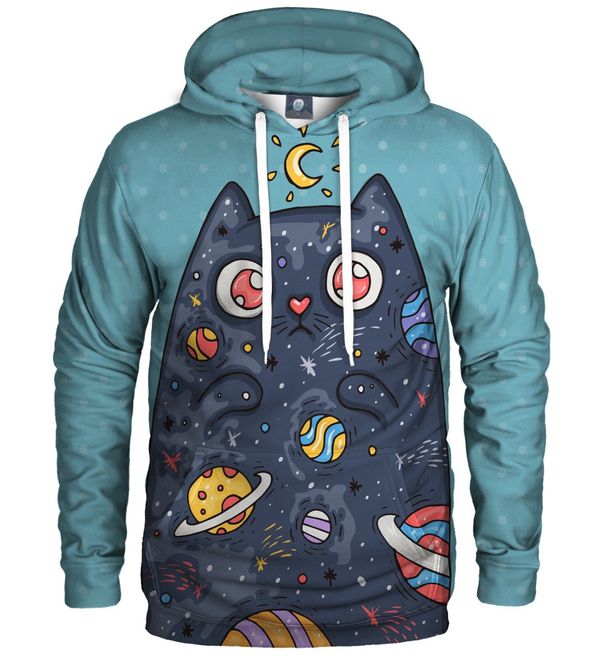 ALOHA FROM DEER UNISEX'S SPACE CAT HOODIE H-K AFD351