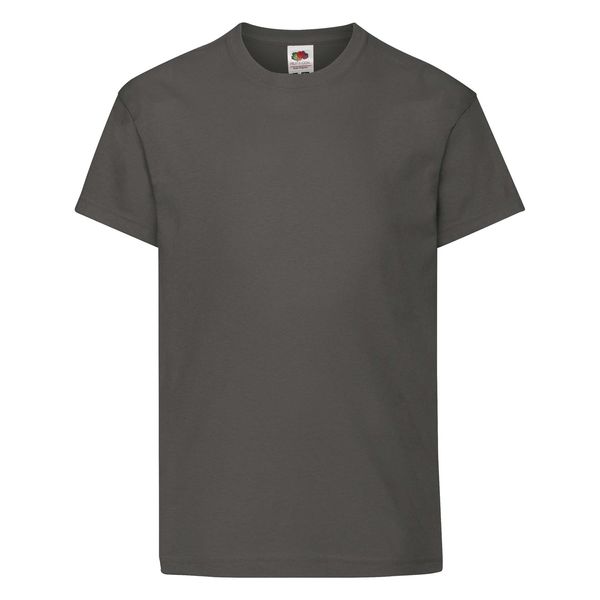 GRAPHITE T-SHIRT FOR CHILDREN ORIGINAL FRUIT OF THE LOOM