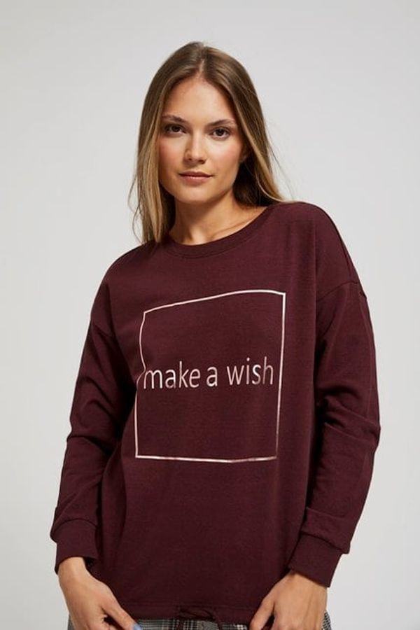 SIMPLE SWEATSHIRT WITH PRINT