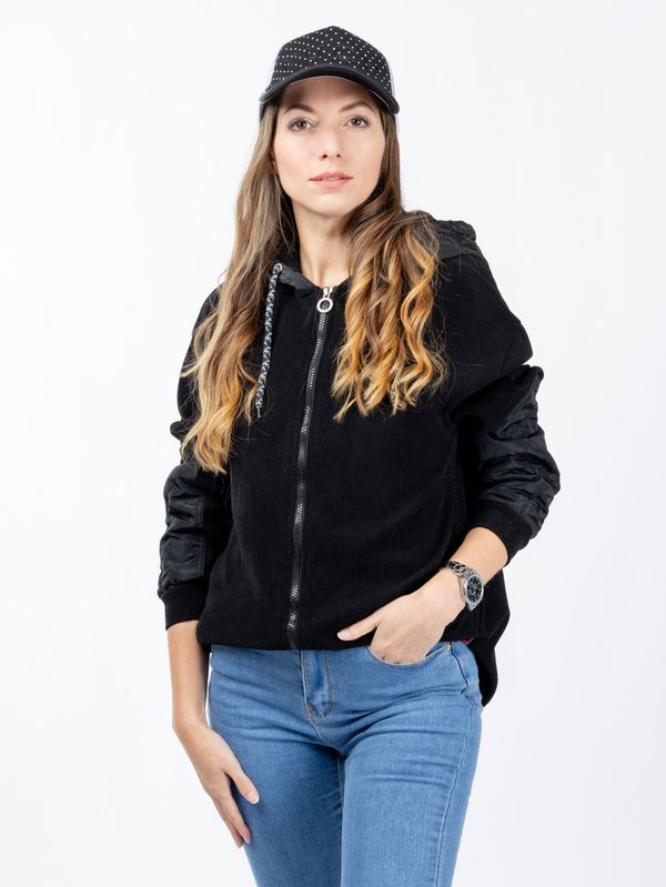 WOMEN'S SWEATSHIRT GLANO - BLACK