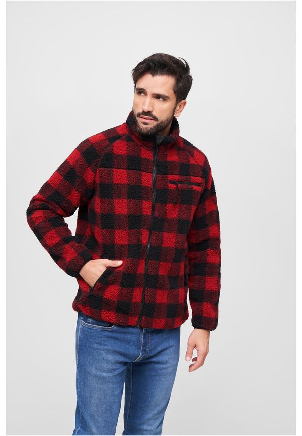 TEDDYFLEECE JACKET RED/BLACK