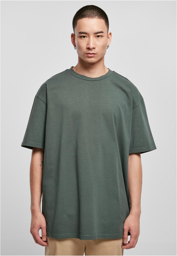 HEAVY OVERSIZED GARMENT DYE TEE BOTTLEGREEN