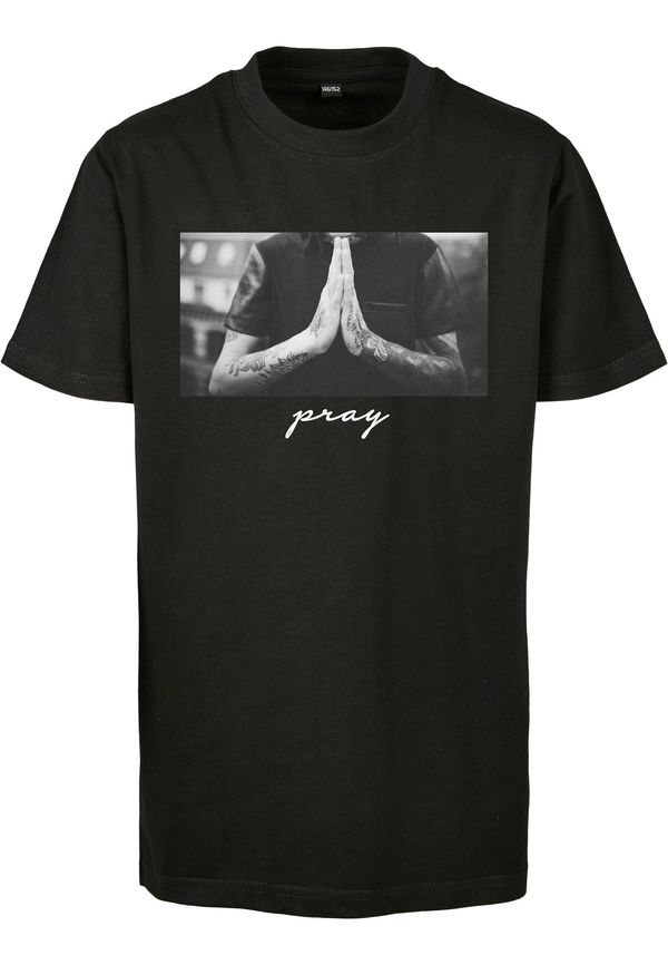 CHILDREN'S T-SHIRT PRAY TEE BLACK