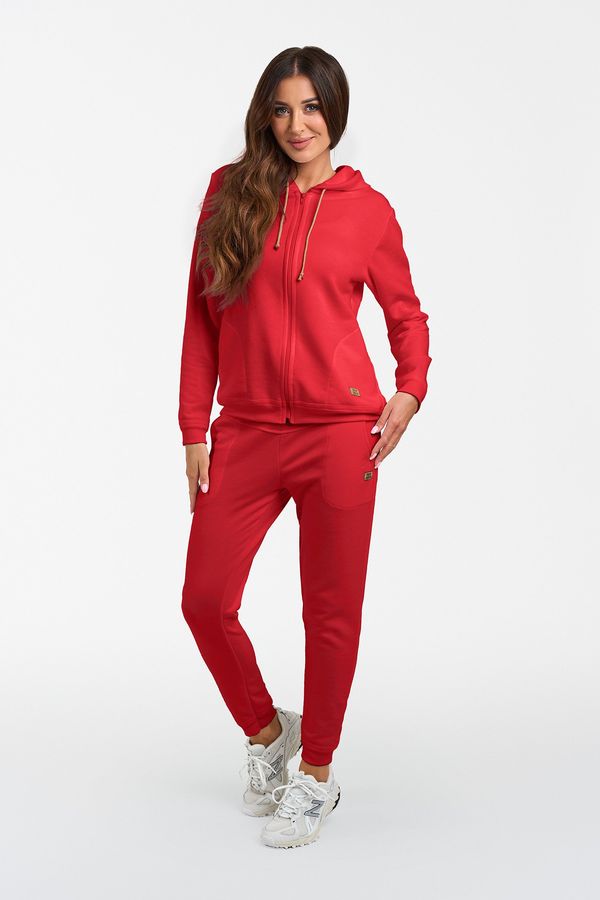 WOMEN'S LONG SLEEVE SWEATSHIRT - RED