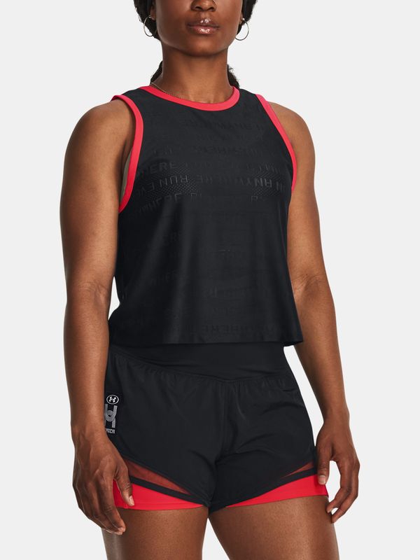 UNDER ARMOUR TANK TOP RUN ANYWHERE TANK-BLK - WOMEN