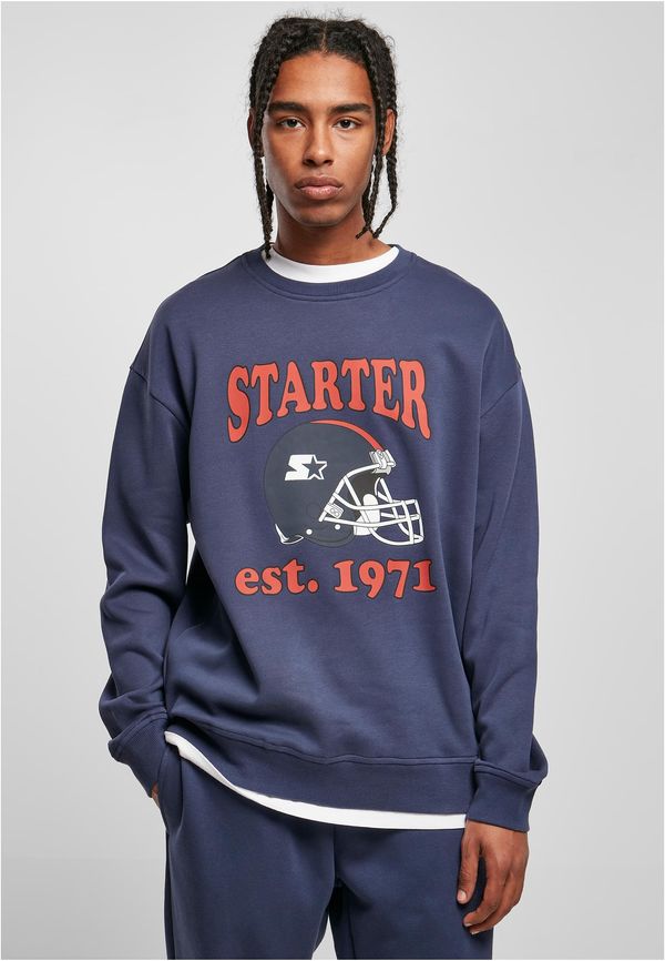 FOOTBALL STARTER CREWNECK DARK BLUE