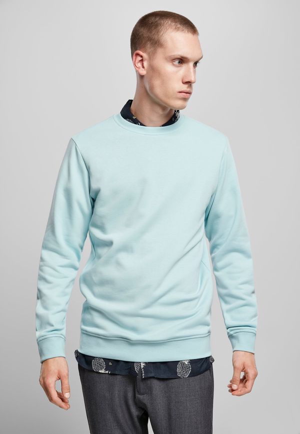 BASIC TERRY CREW SEA BLUE