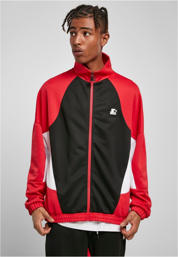 STARTER LASER TRACK JACKET BLACK/URBAN RED/WHITE