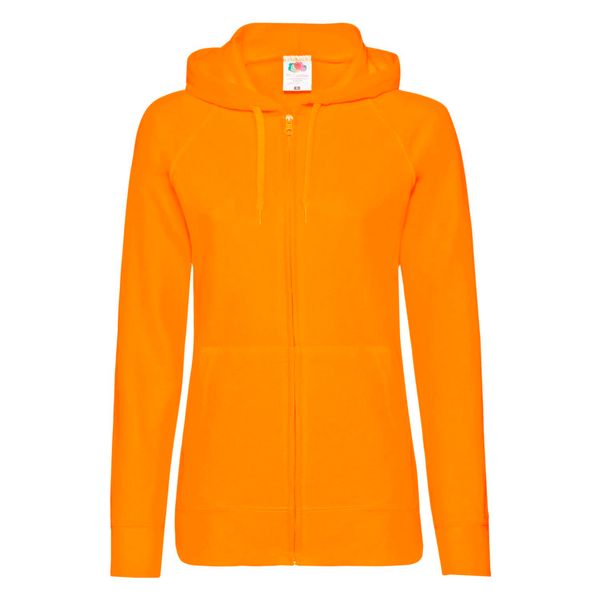 ORANGE HOODIE LADY FIT FRUIT OF THE LOOM