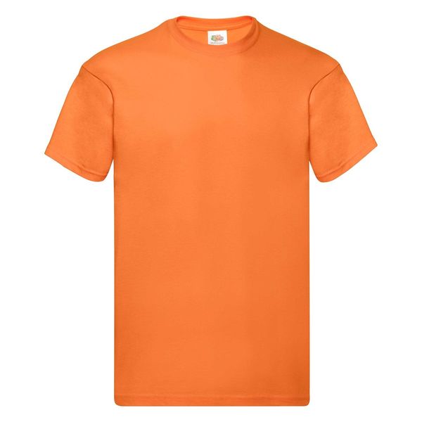 ORANGE T-SHIRT ORIGINAL FRUIT OF THE LOOM
