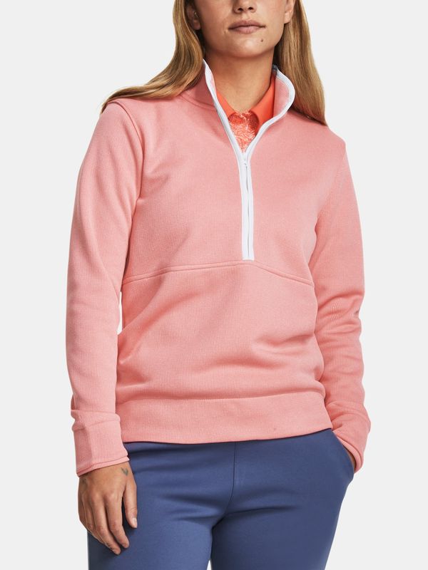 UNDER ARMOUR SWEATSHIRT UA STORM SWEATERFLEECE HZ-PNK - WOMEN